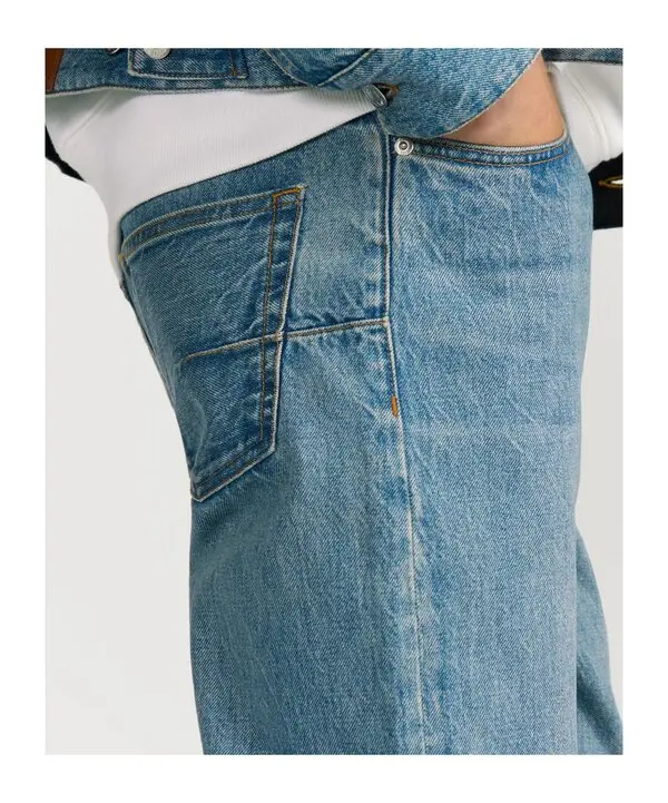 Dior Cotton Denim Jeans With Quilted Cannage Lining