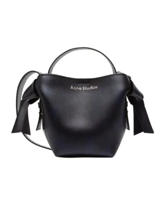 Acne Studios Musubi Knot Detail Tote Bag - Black