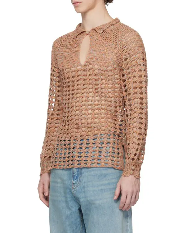Valentino Garavani Crochet High Neck Jumper