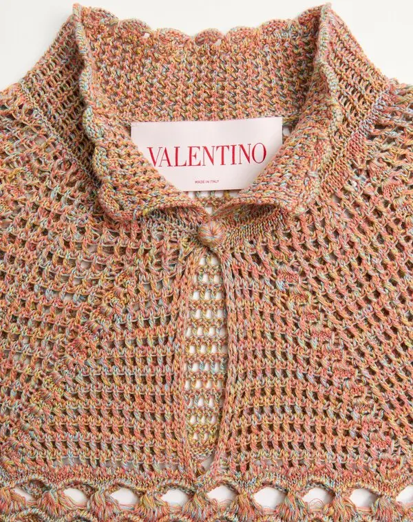 Valentino Garavani Crochet High Neck Jumper