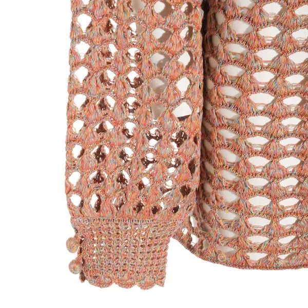 Valentino Garavani Crochet High Neck Jumper