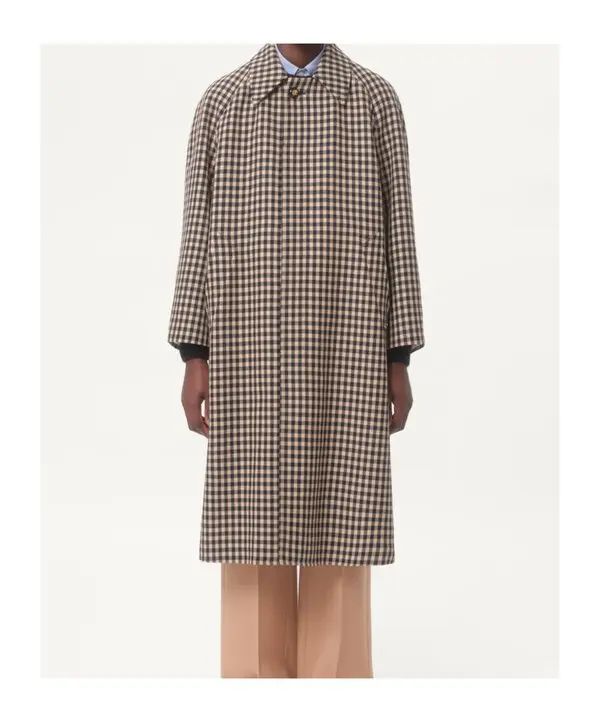 Valentino Garavani Checked Single-breasted Coat