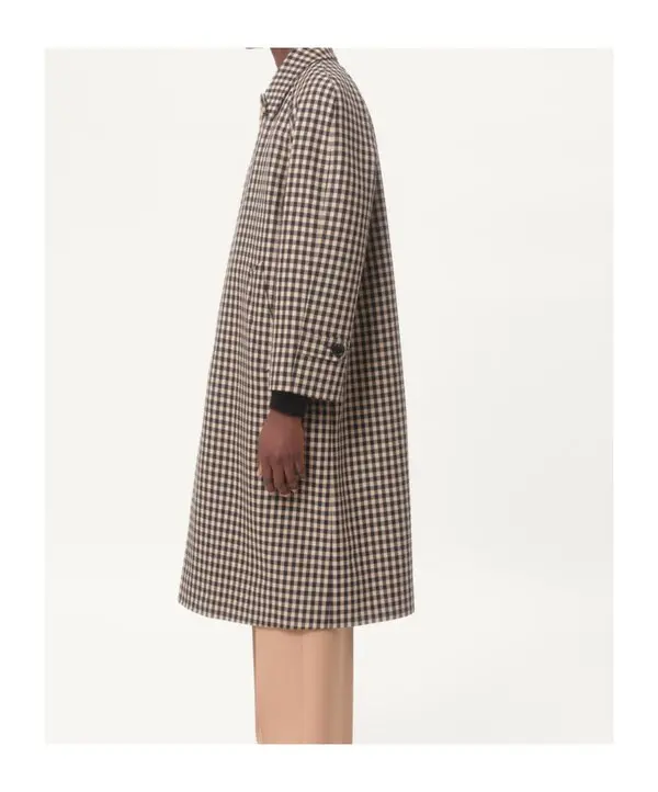 Valentino Garavani Checked Single-breasted Coat