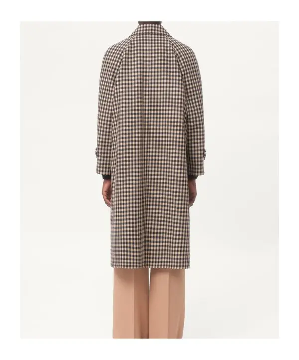 Valentino Garavani Checked Single-breasted Coat