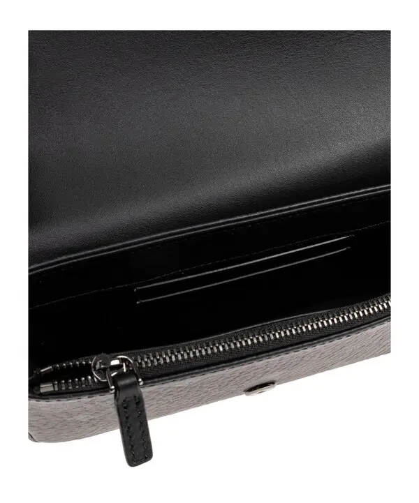 Mcm Monogram Embossed Flap Shoulder Bag