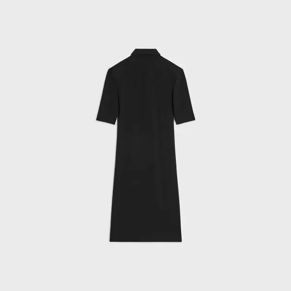 Celine Viscose Jersey Shirt Dress