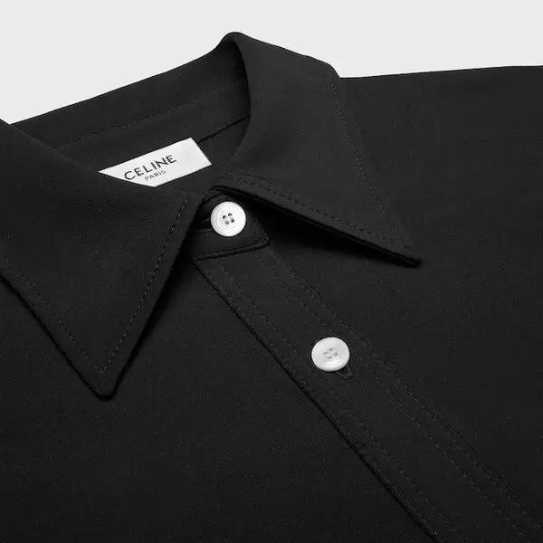 Celine Viscose Jersey Shirt Dress