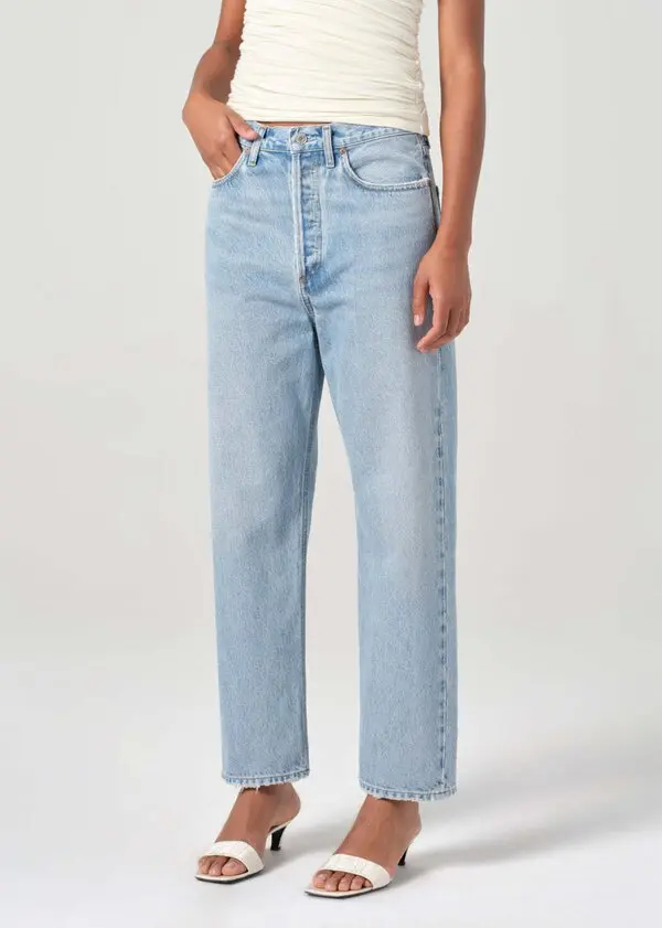AGOLDE 90's Cropped Straight-leg Jeans