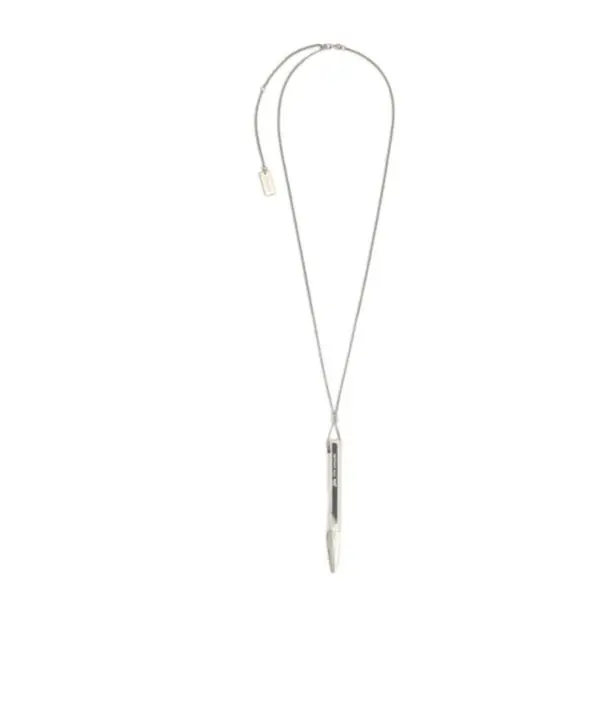 LEMAIRE Aubock Pen Pendant Necklace - White