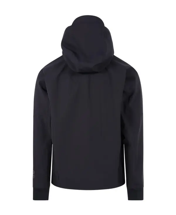 C.P. COMPANY Drawstring Hooded Jacket - Black