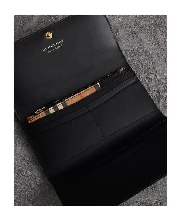 Burberry Long Checkered Purse