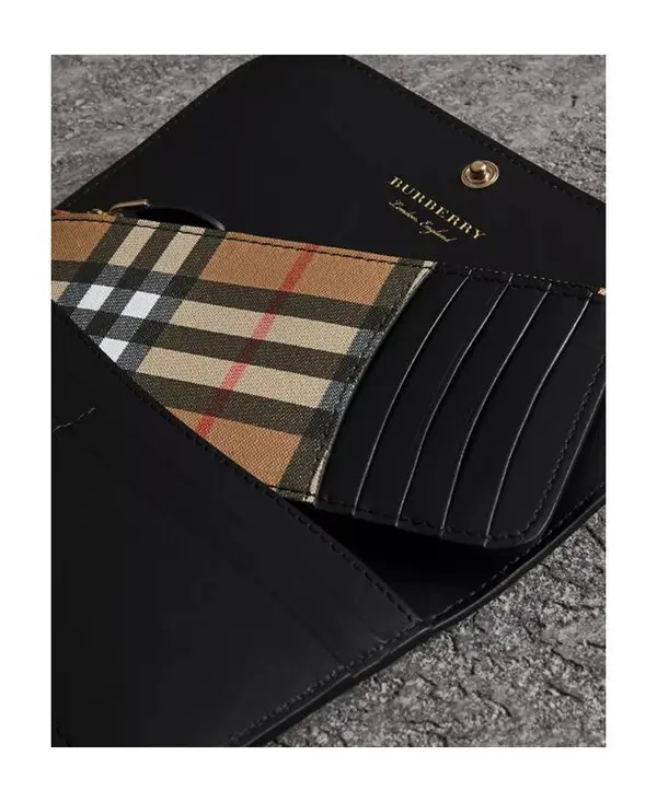 Burberry Long Checkered Purse