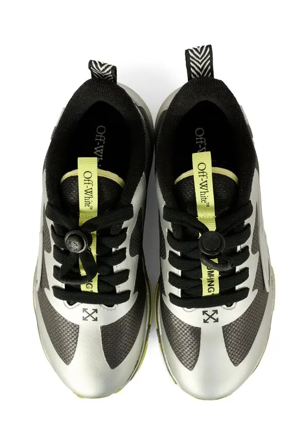 Off-White Round-toe Lace-up Sneakers - White