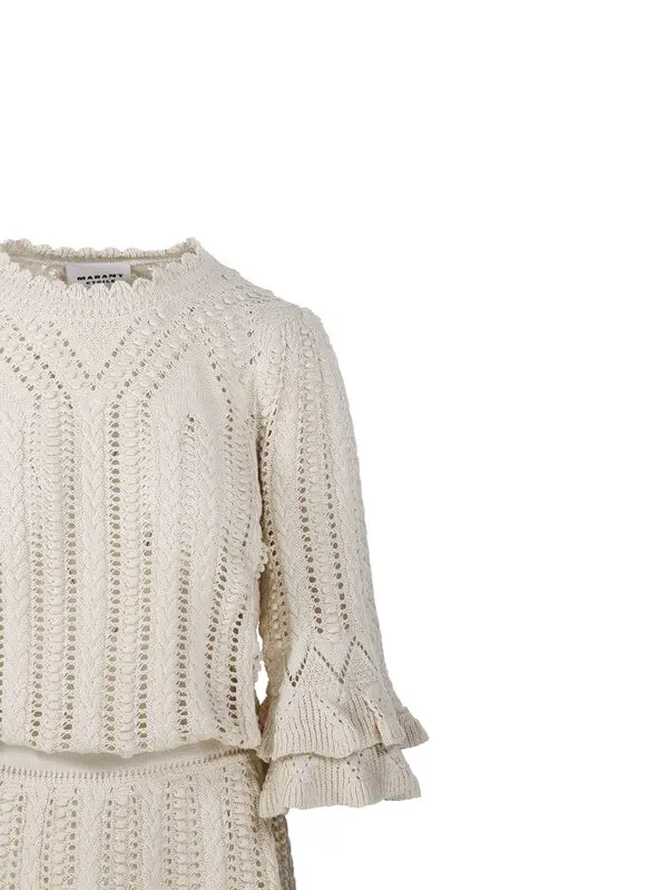 Isabel Marant Étoile Knitted Ruffled Dress