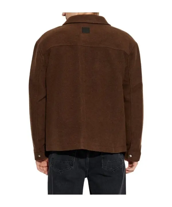 ALLSAINTS Cayson Patch-pocket Jacket - Brown