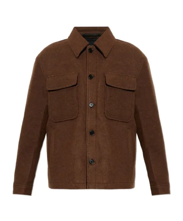 ALLSAINTS Cayson Patch-pocket Jacket - Red