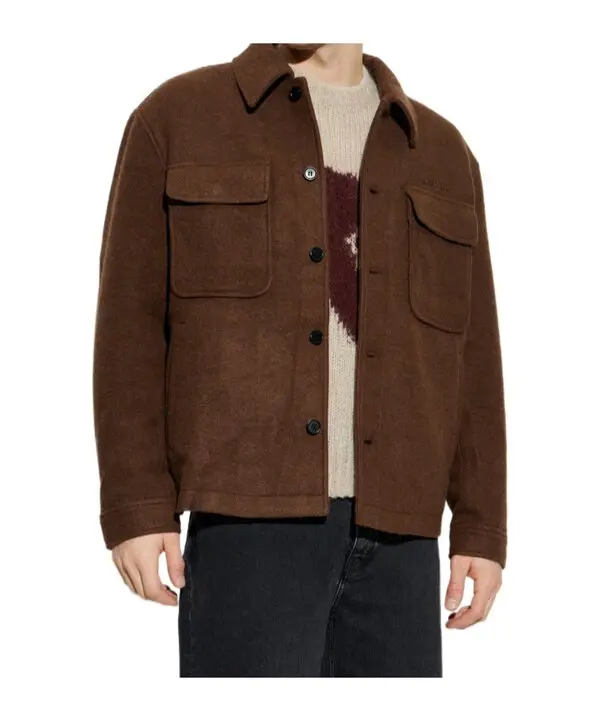 ALLSAINTS Cayson Patch-pocket Jacket - Red