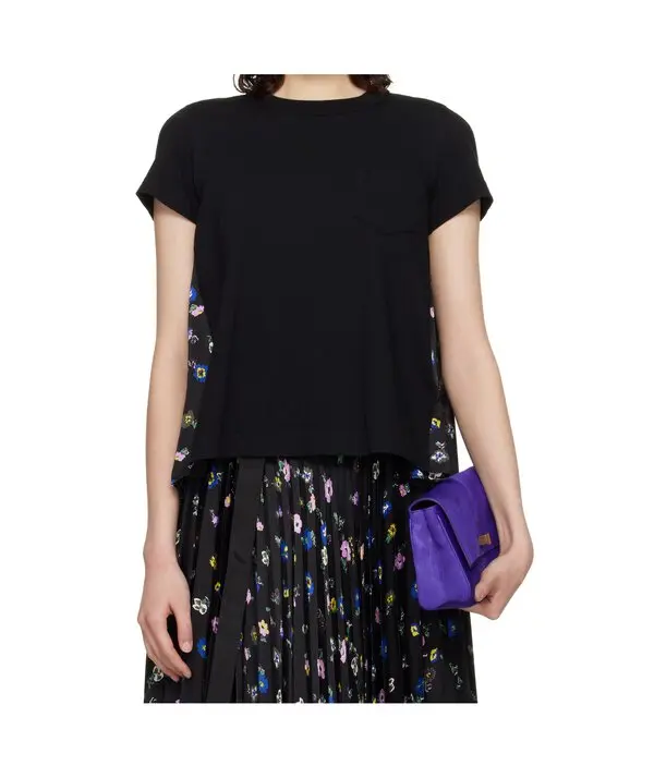 Sacai Floral Panel T-shirt