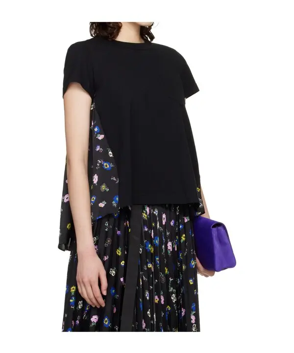 Sacai Floral Panel T-shirt