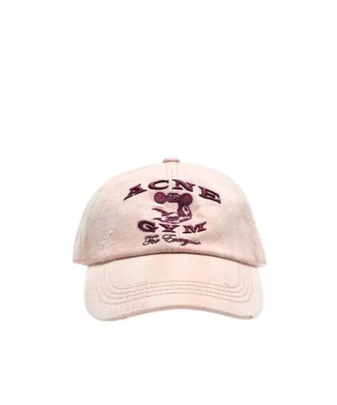Acne Studios Curved Brim Baseball Cap - Pink