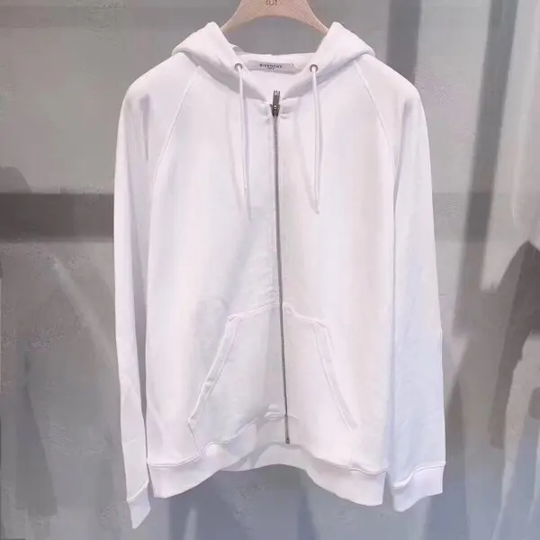 Givenchy Rainbow Logo-print Zipped Hoodie