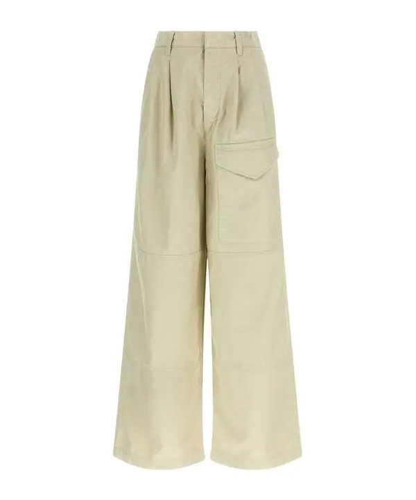 Auralee Casual Pants With Belt Loops - Nude
