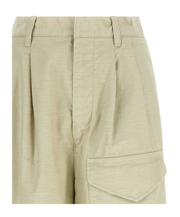 Auralee Tailored Pleated Front Casual Pants With Belt Loops