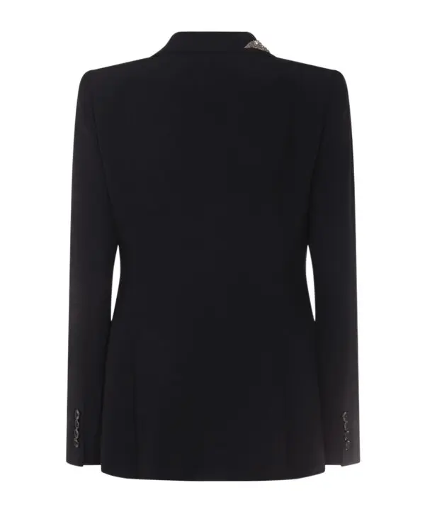 Alexander McQueen Single Breasted Embellished Blazer