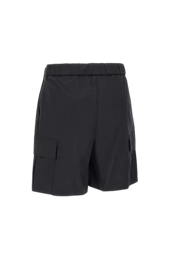 KAOS High Waisted Poplin Cotton Shorts
