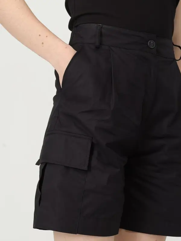 KAOS High Waisted Poplin Cotton Shorts