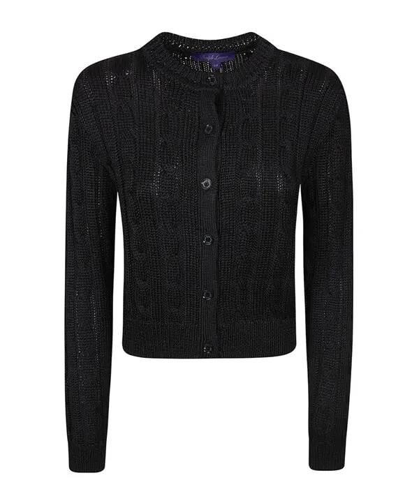 Ralph Lauren Cable Knit Cropped Cardigan