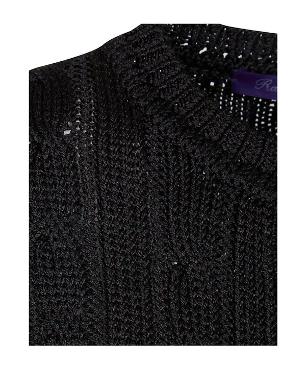 Ralph Lauren Cable Knit Cropped Cardigan