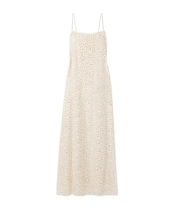 Staud Delfina Maxi Dress - Ivory