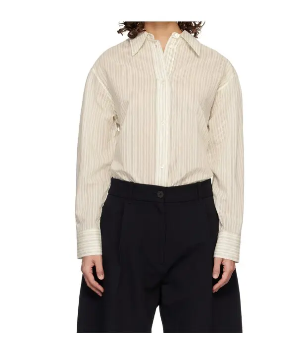 Studio Nicholson Rouen Striped Oversized Shirt