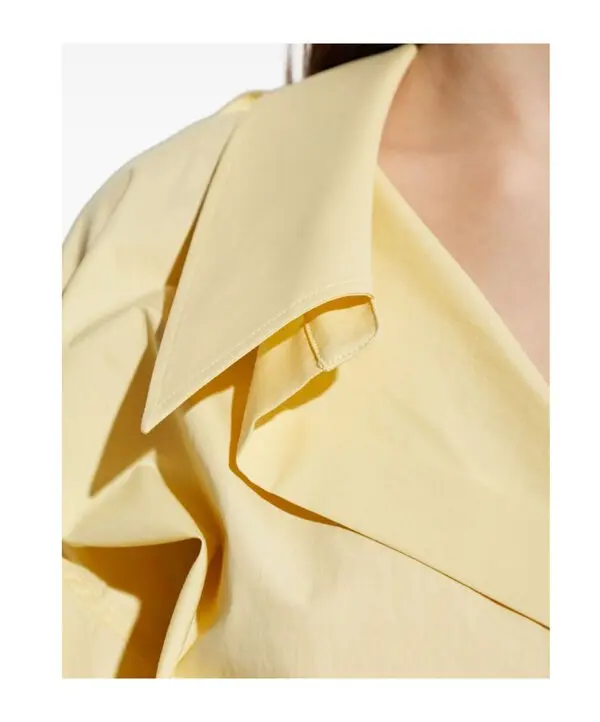 Attico Asymmetric Mini Shirt Dress