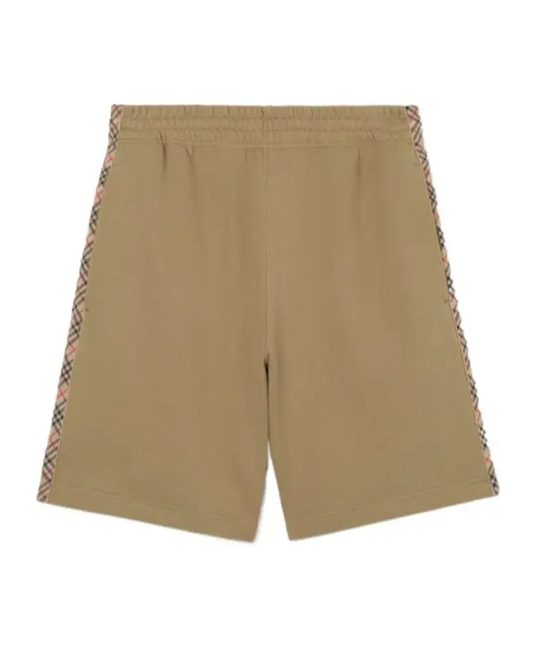 Burberry Check Trim Bermuda Shorts - Sparrow Beige