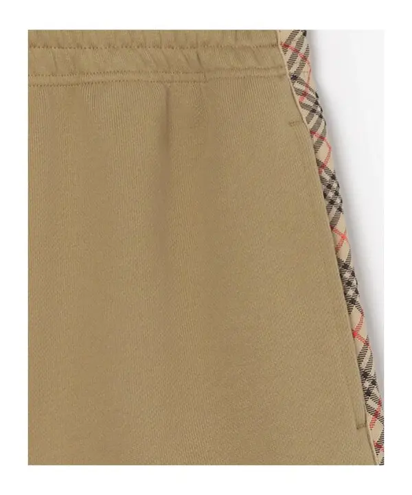 Burberry Check Trim Bermuda Shorts - Sparrow Beige