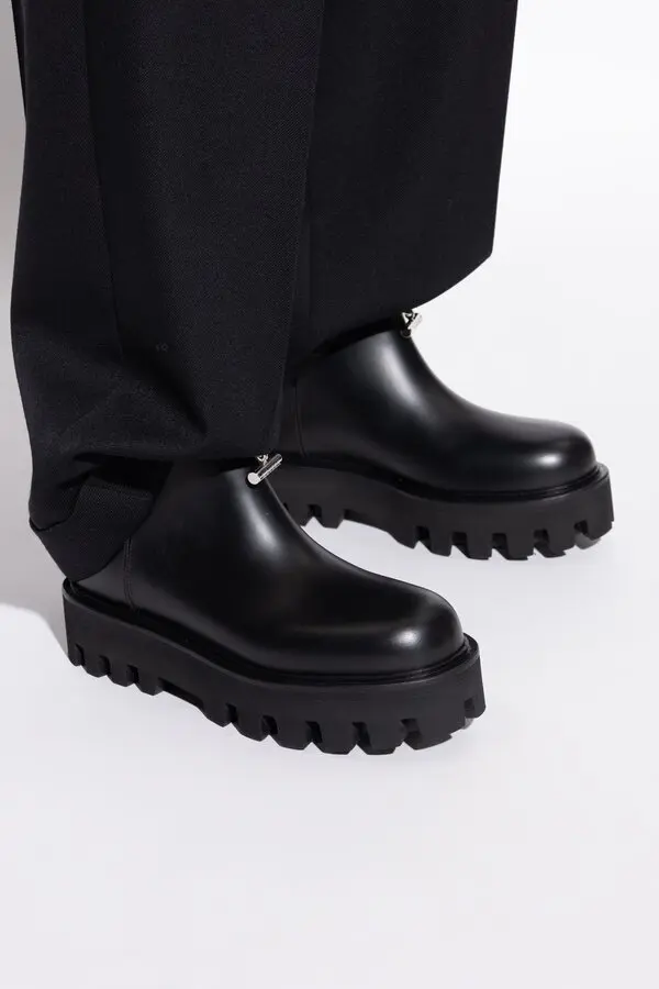 Alexander McQueen T-bar Platform Ankle Boots