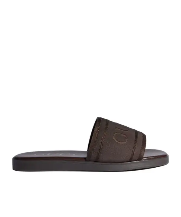 Gucci Jacquard Logo Slide Sandal