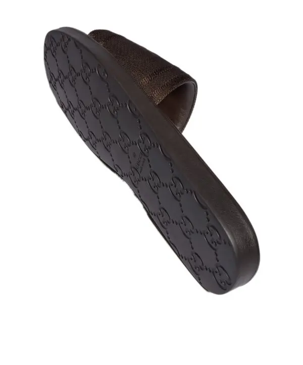 Gucci Jacquard Logo Slide Sandal