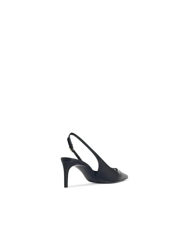 Dolce & Gabbana Pointed-toe Slingback Pumps - Black