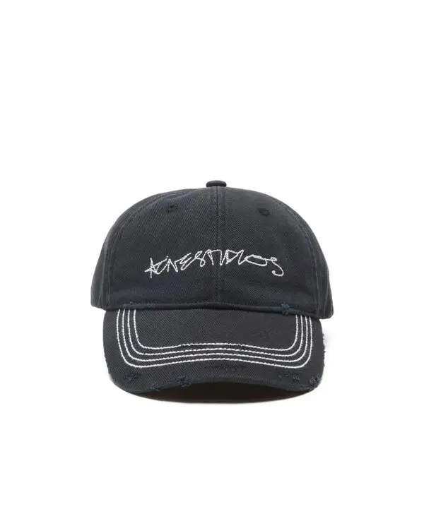 Acne Studios Twill Logo Cap - Black