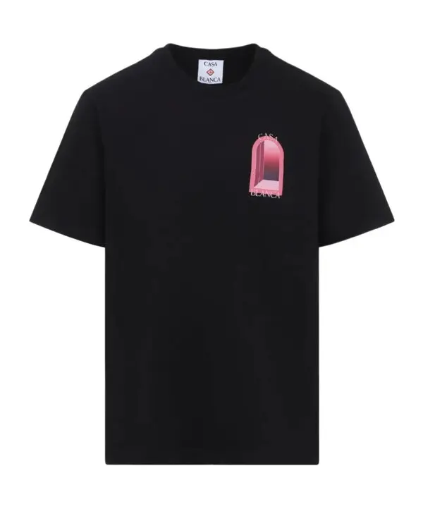Casablanca Arches Graphic T-shirt - Black