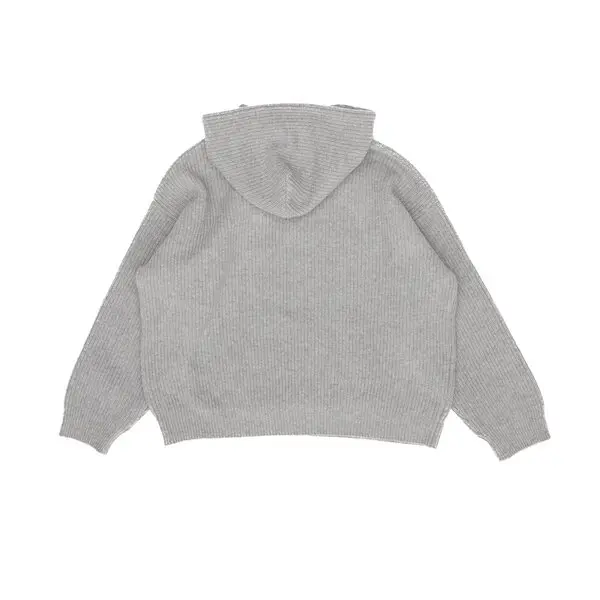 Celine Ribbed Wool Hooded Sweater