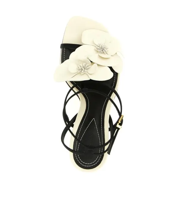 Zimmermann Orchid Embellished Sandals