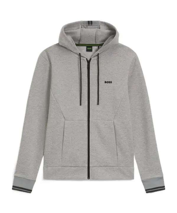 Hugo Boss Zipper Sweatshirt - Grey