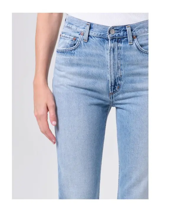 AGOLDE Leena Flared Jeans - Stream