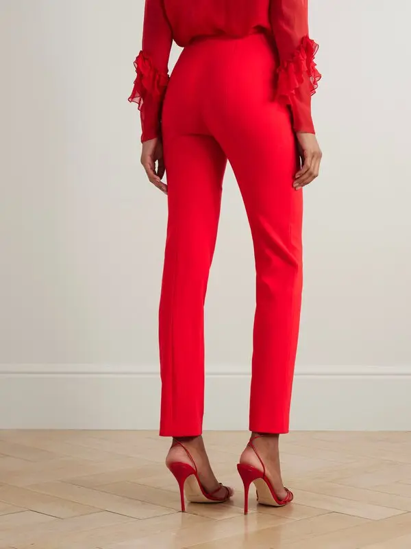 Carolina Herrera Emilie Wool Blend Trousers