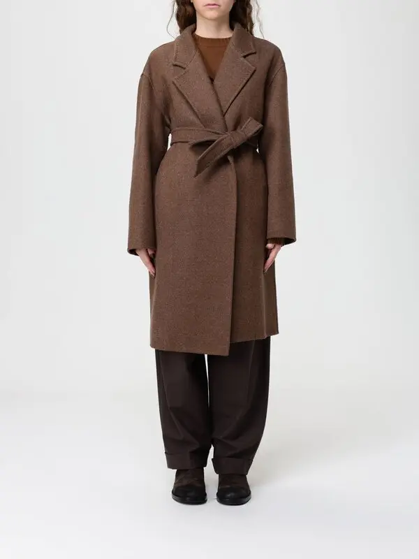 Max Mara Belted Long-sleeved Coat
