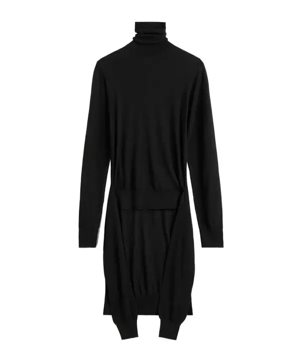 TOTEME Double-sleeve Turtleneck Top - Black